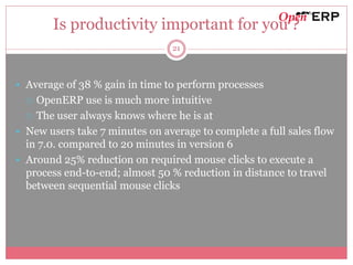 OpenERP 7 - New Features | PDF