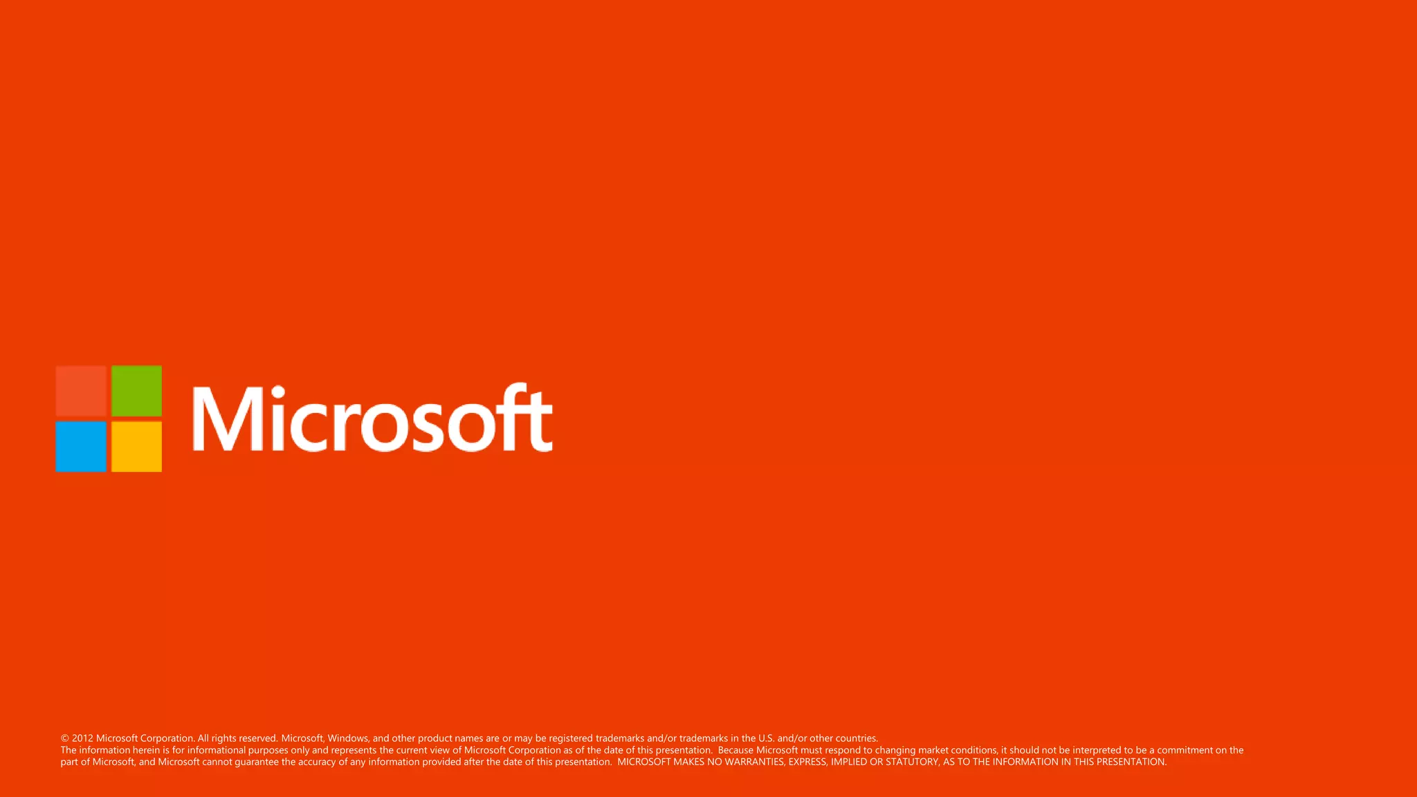 Customer presentation o365 | PPTX