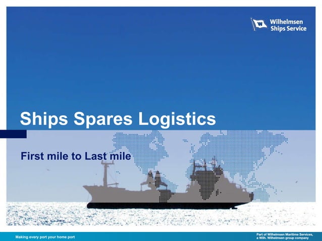 Ships Spares Logistics | PPT