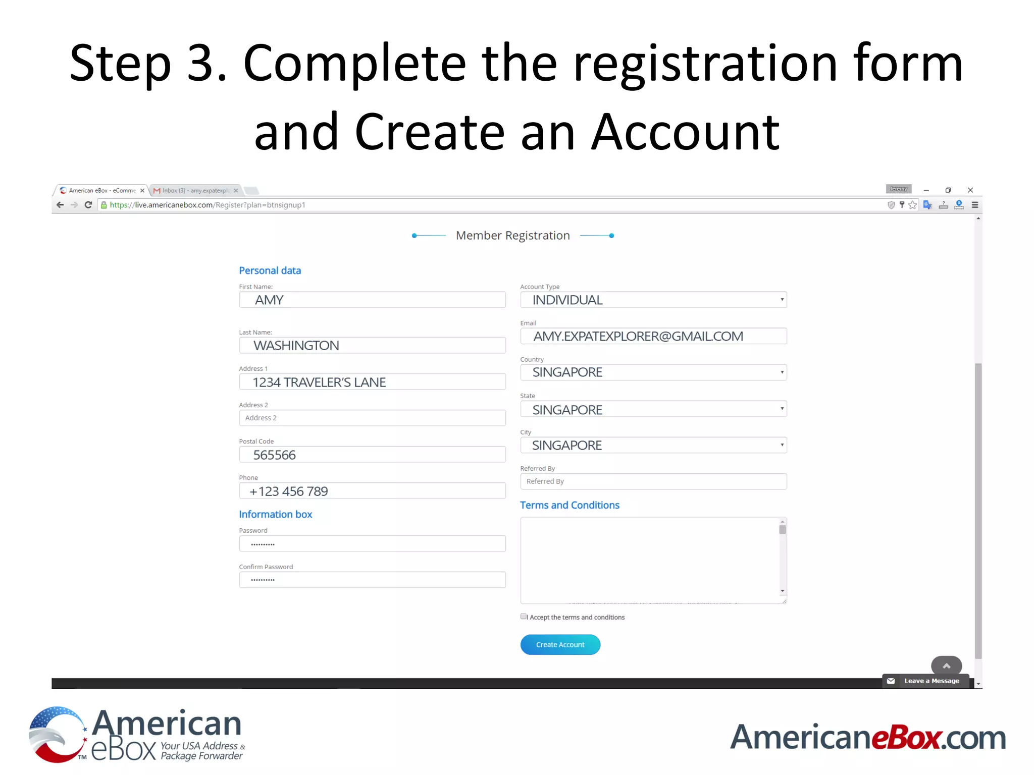 International Shopping with Package Forwarder, American eBox | PPT