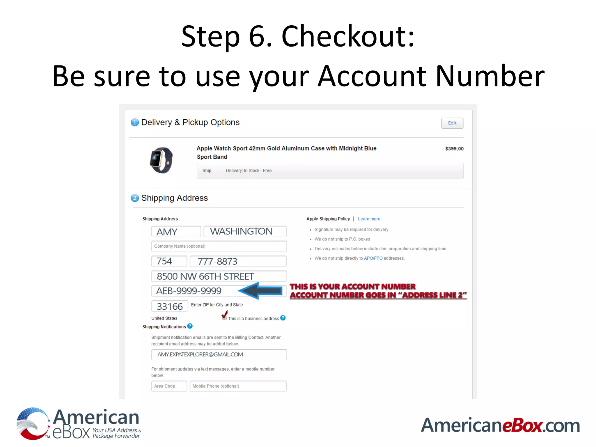 International Shopping with Package Forwarder, American eBox | PPT