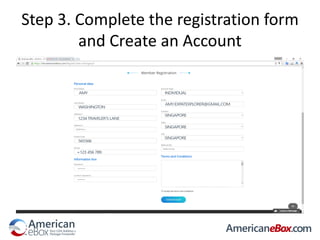 International Shopping with Package Forwarder, American eBox | PPT