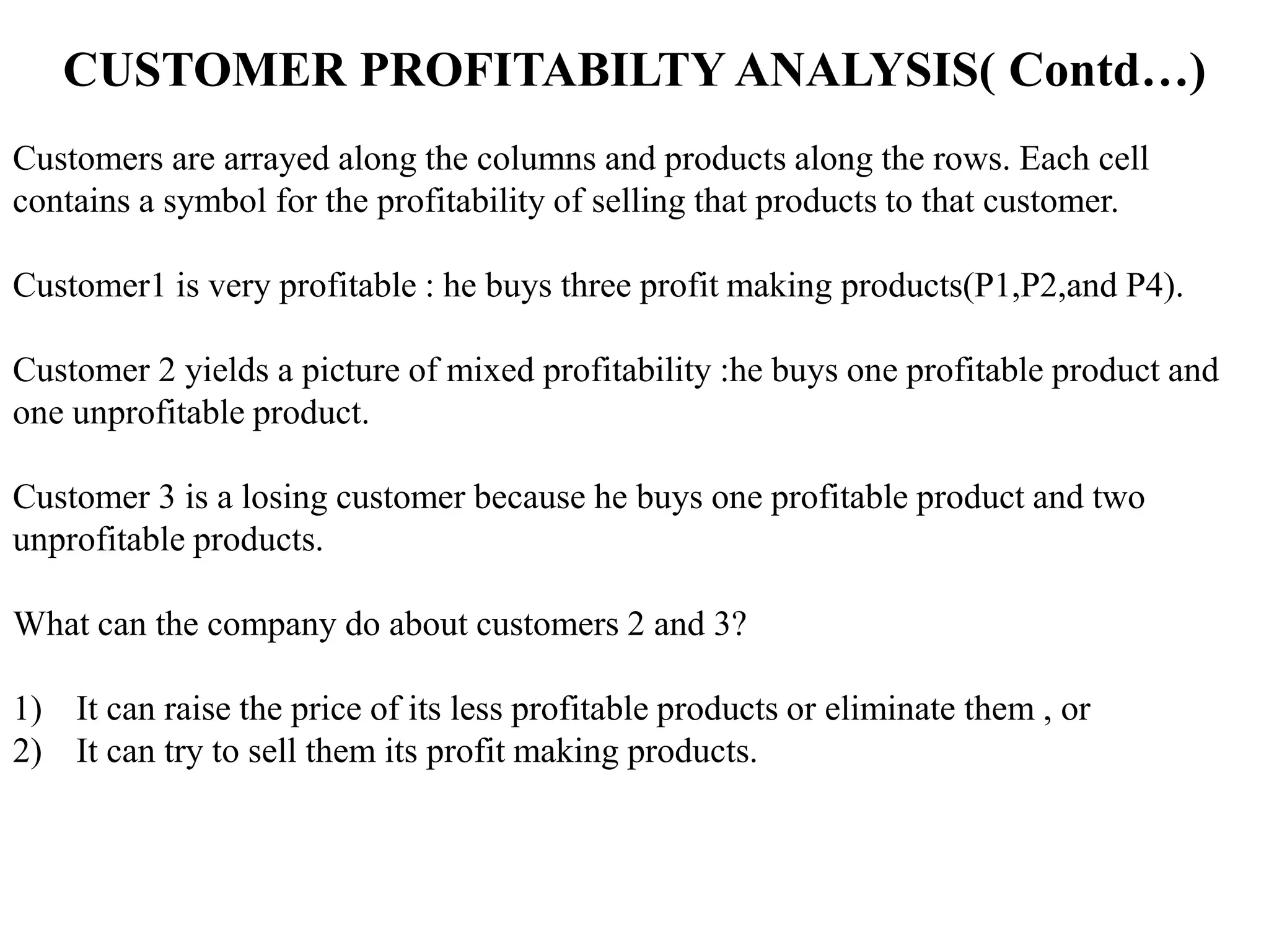 Customer profitability analysis crm ppt | PPTX
