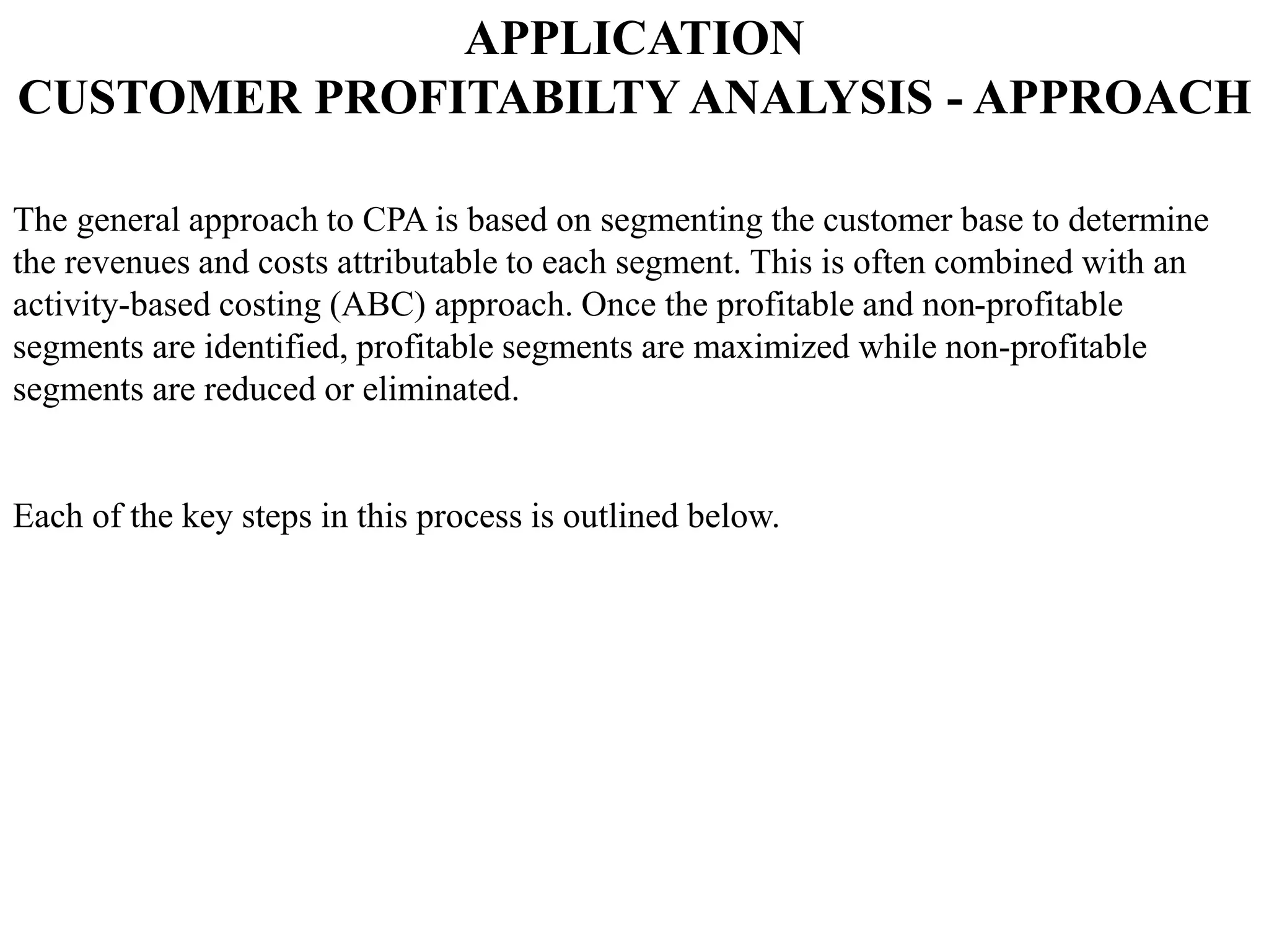 Customer profitability analysis crm ppt | PPTX