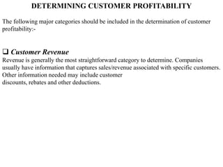 Customer profitability analysis crm ppt | PPTX