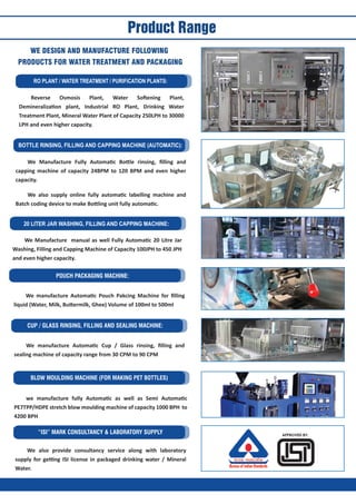 RO Plant and Water Treatment Plant By Aqua Natural Plus | PDF