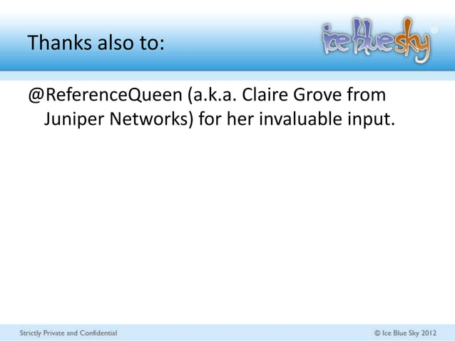 Customer reference programmes | PPTX