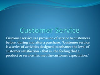 Customer relations | PPT