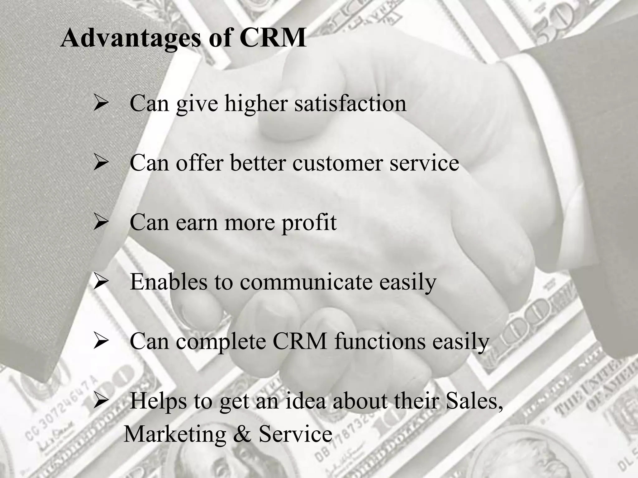 SUSL - Customer relationship management | PPTX