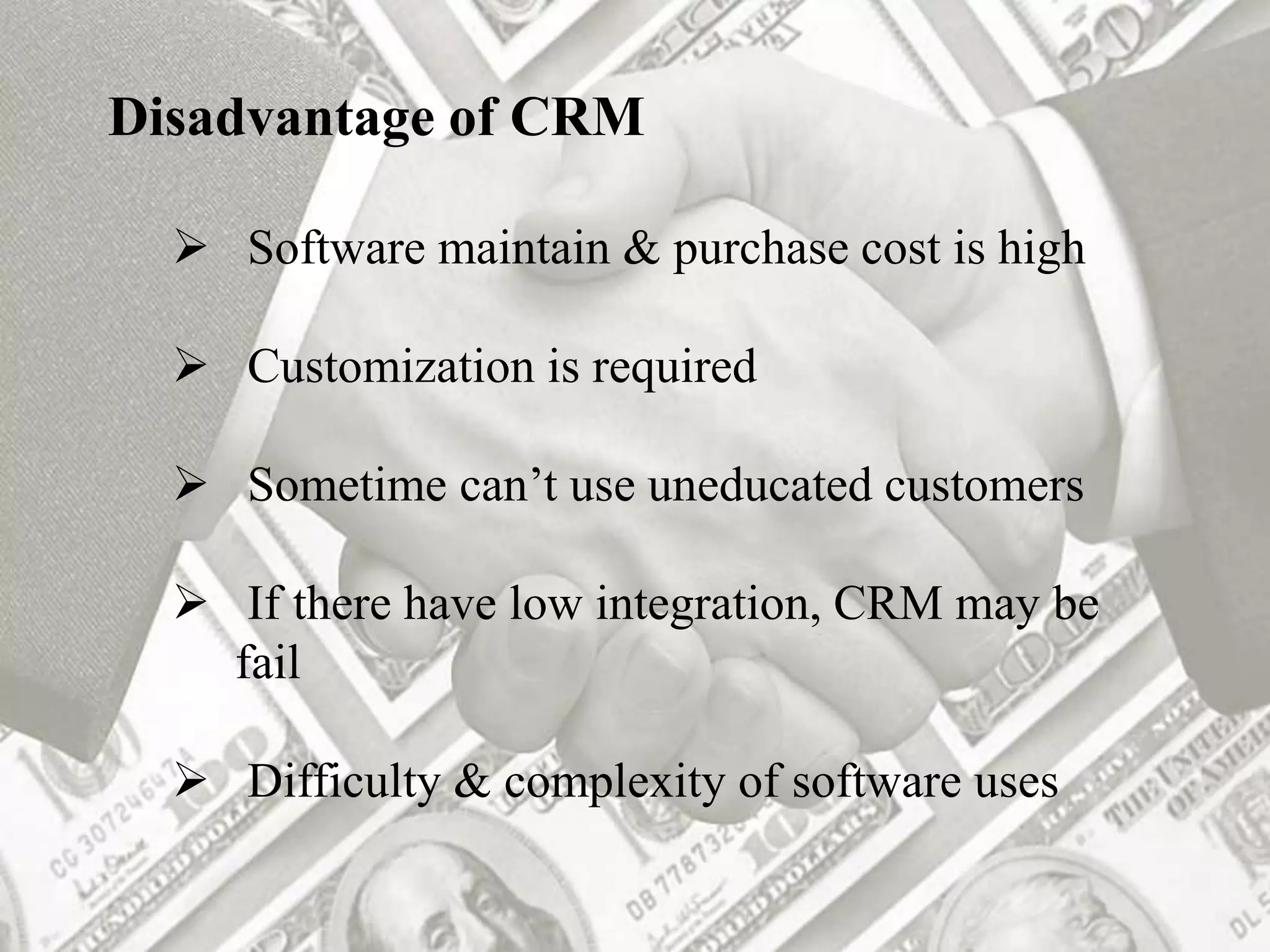 SUSL - Customer relationship management | PPTX