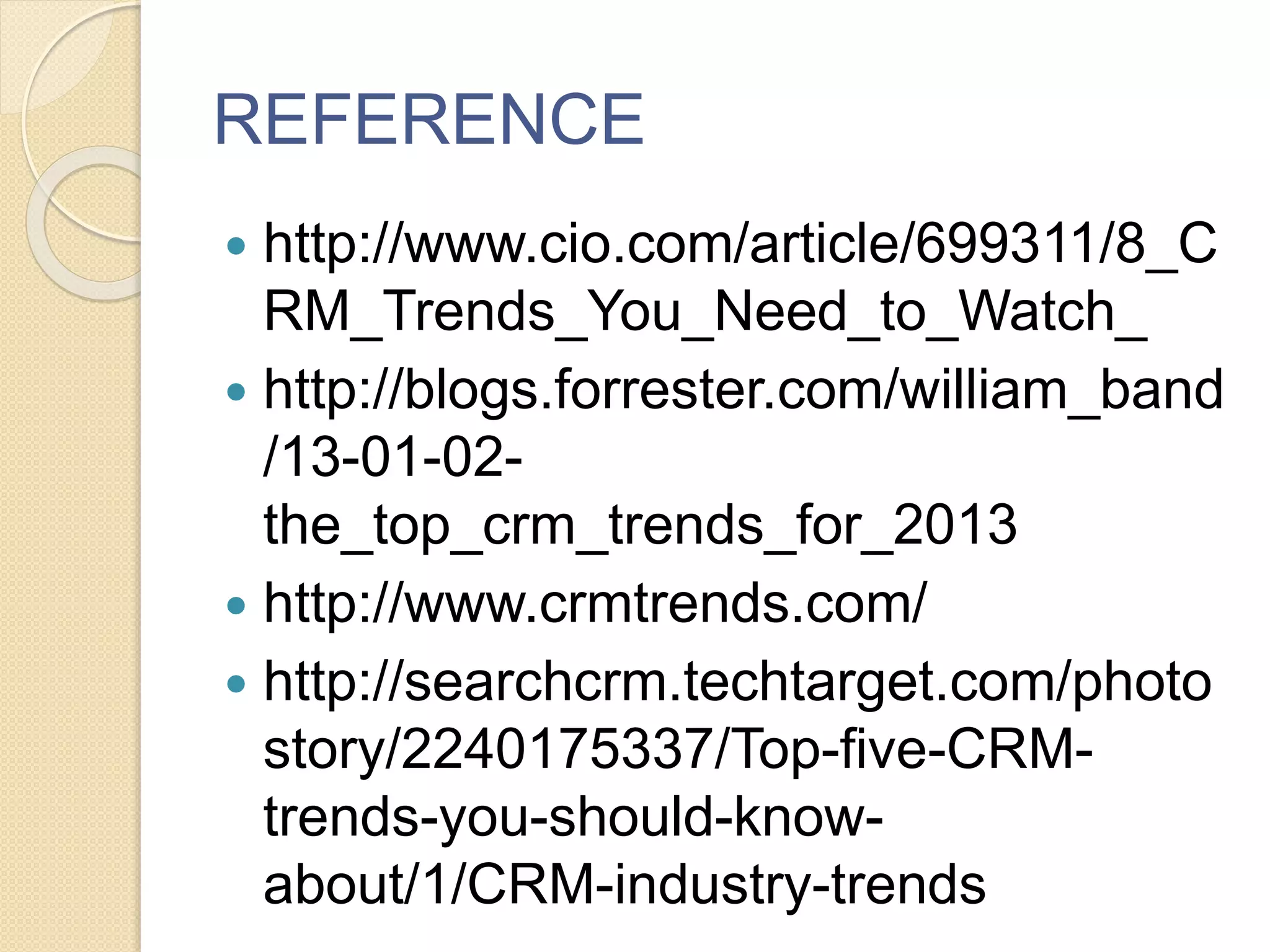 Customer relationship management | PPT