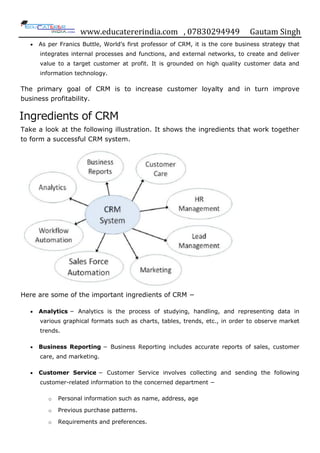 Customer relationship management | PDF