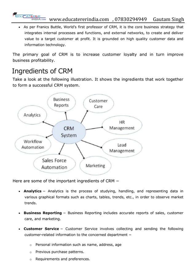 Customer relationship management | PDF
