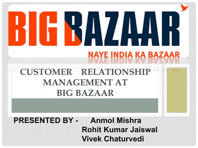big bazaar | PPT