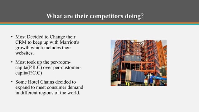 Customer relationship management(crm) Of Marriott hotel | PPTX