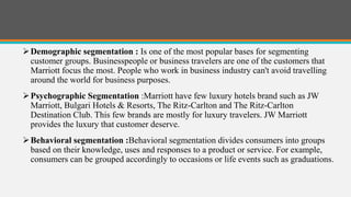 Customer relationship management(crm) Of Marriott hotel | PPTX