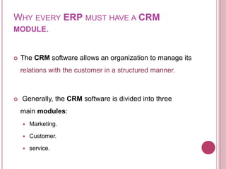 Customer relationship management(crm) | PPTX