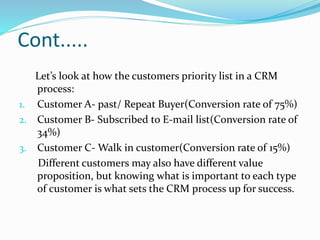 Customer relationship management | PPTX