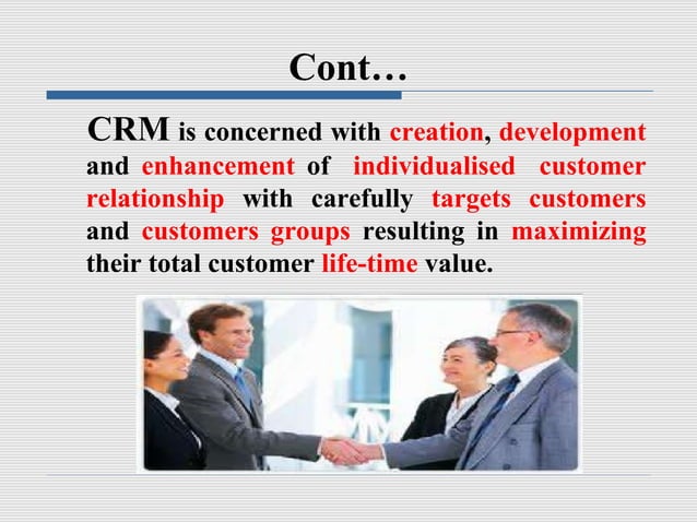 Customer relationship management ppt | PPT