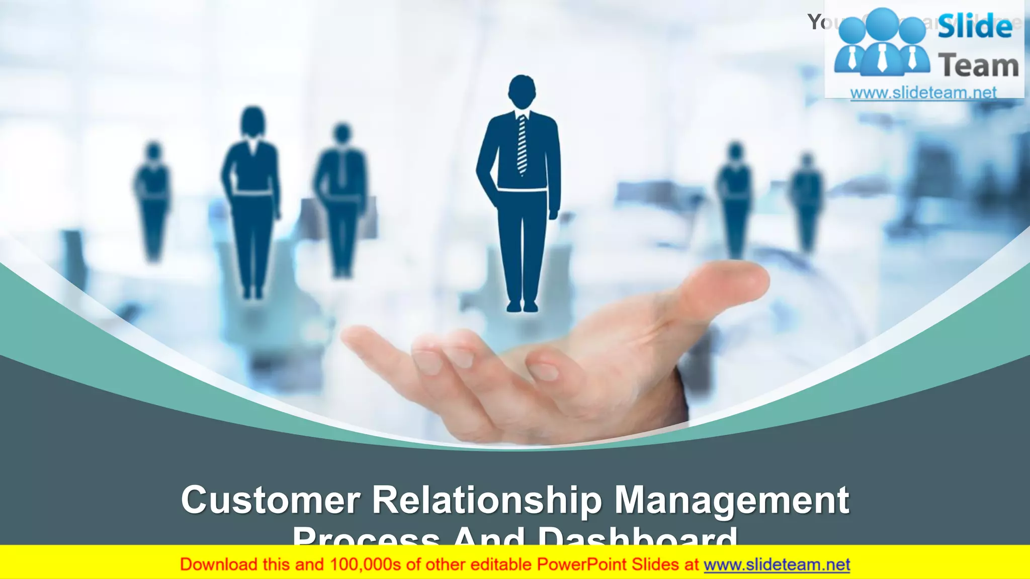Customer Relationship Management Process And Dashboard PowerPoint ...