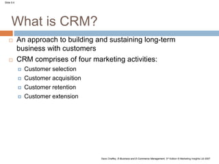 Customer relationship managementslide-91-dave-chaffey-e-business-and-e ...