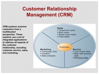 Customer relationship management systems | PPTX