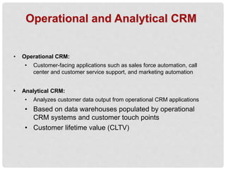 Customer relationship management systems | PPTX