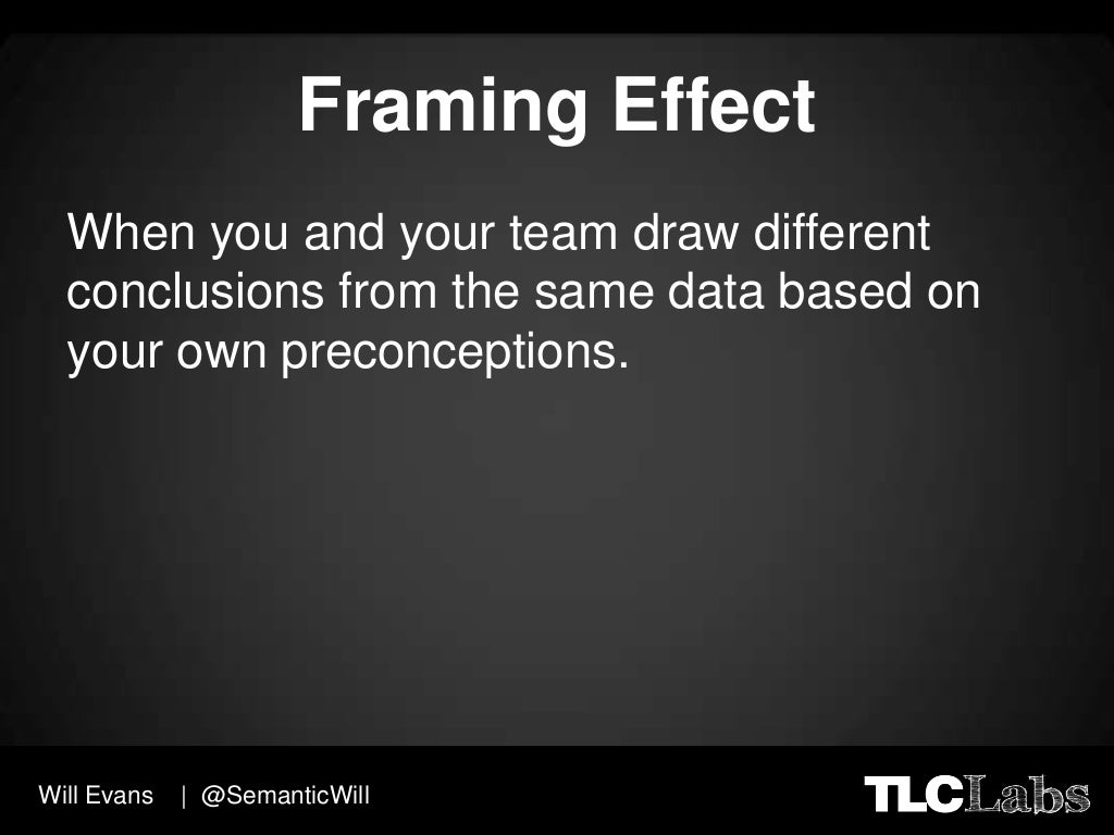 Framing Effect