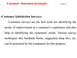 Customer Retention Strategies | PPT