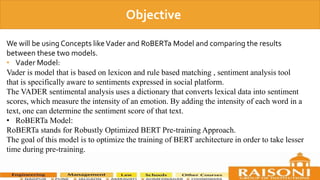 Customer review using sentiment analysis.pptx | Computer Software and ...