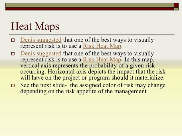Customer risk maps | PPT