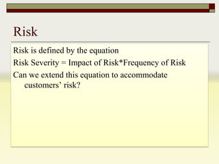 Customer risk maps | PPT