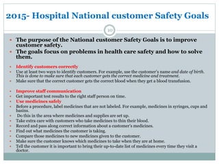 Patient /Medical Customer safety | PPT