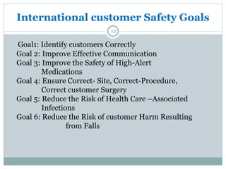 Patient /Medical Customer safety | PPT