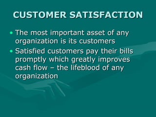 Customer satisfaction | PPT