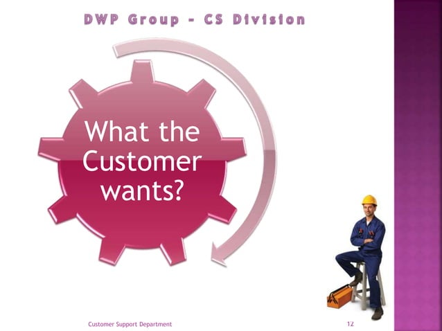 Customer satisfaction DWP | PPSX | Parenting Babies and Toddlers ...