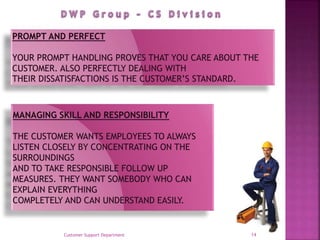 Customer satisfaction DWP | PPSX | Parenting Babies and Toddlers ...