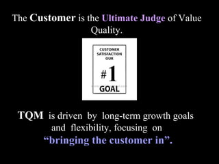 TOTAL QUALITY MANAGEMENT-Customer Satisfaction | PPT
