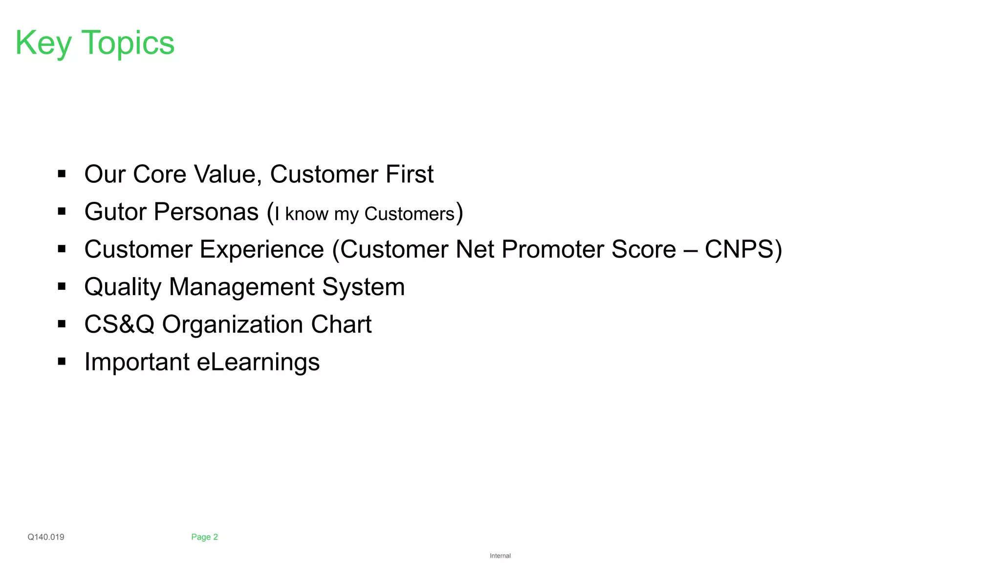 Customer Satisfaction and Quality Induction_PPM .pptx | Business ...