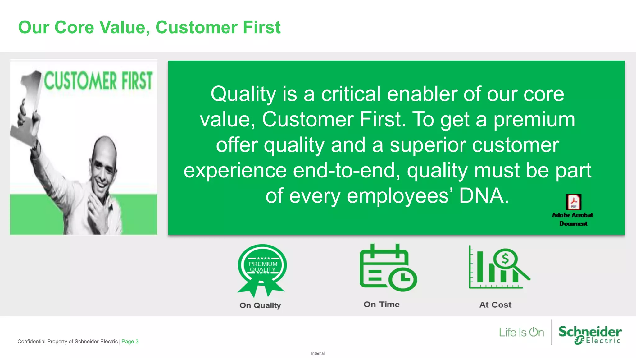 Customer Satisfaction and Quality Induction_PPM .pptx | Business ...