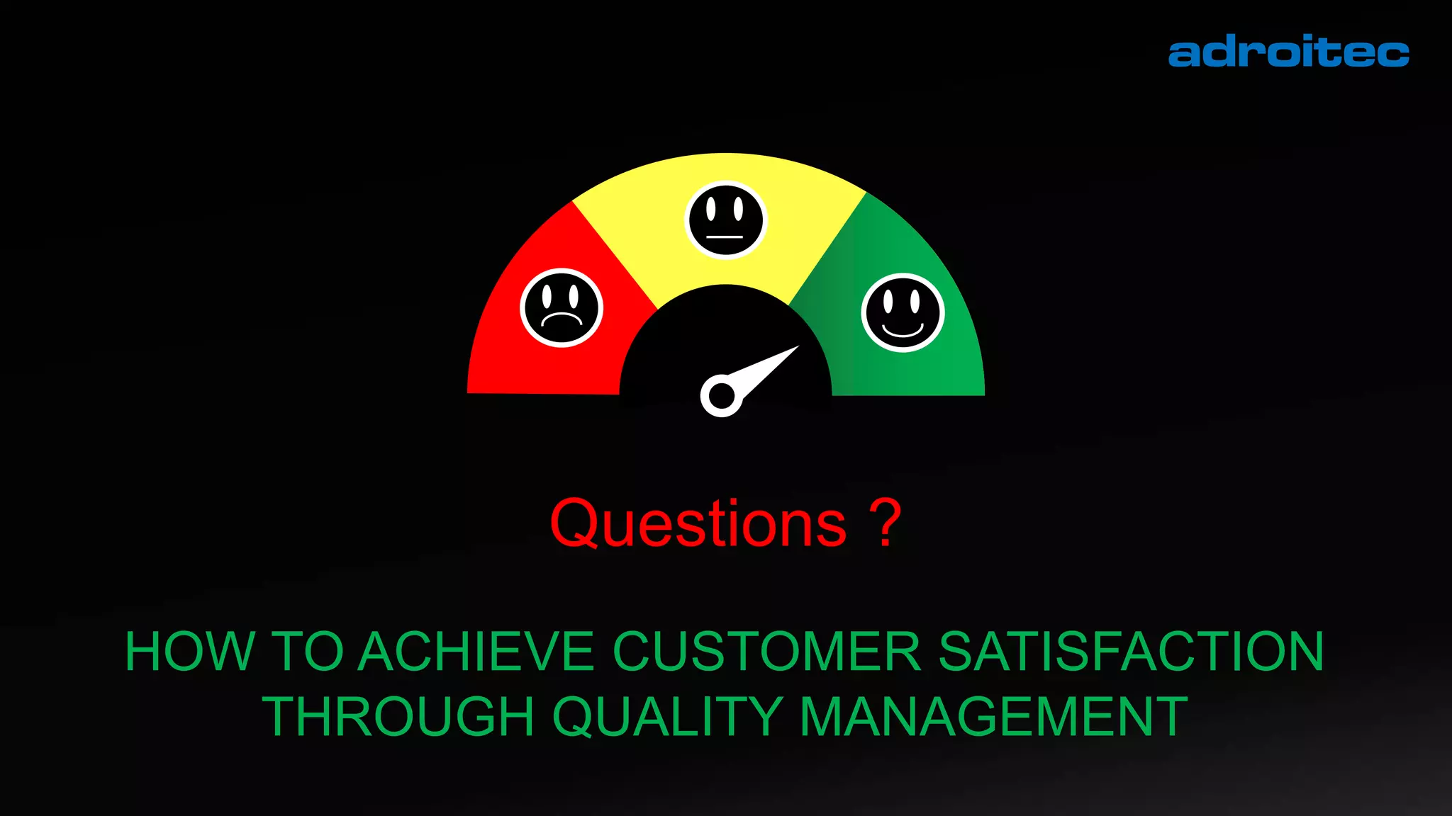 How To Achieve Customer Satisfaction through Quality Management | PPT