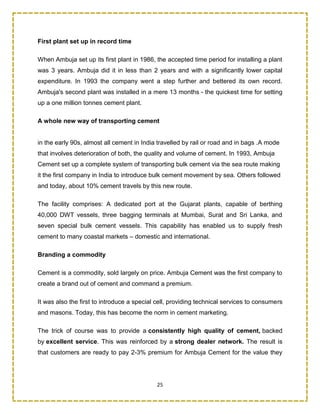 Customer satisfaction with reference to ambuja cement ltd | PDF