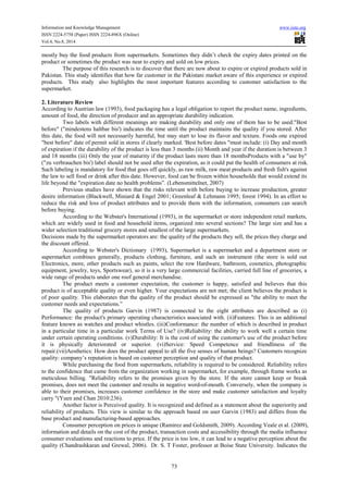 Customers buying experience of short expiry products from supermarkets ...