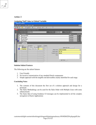 Oracle Applications - Sales Order Entering,Booking,Picking And Shipping Made Easy using Forms ...
