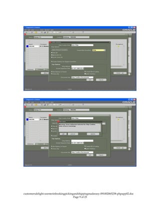 Oracle Applications - Sales Order Entering,Booking,Picking And Shipping Made Easy using Forms ...