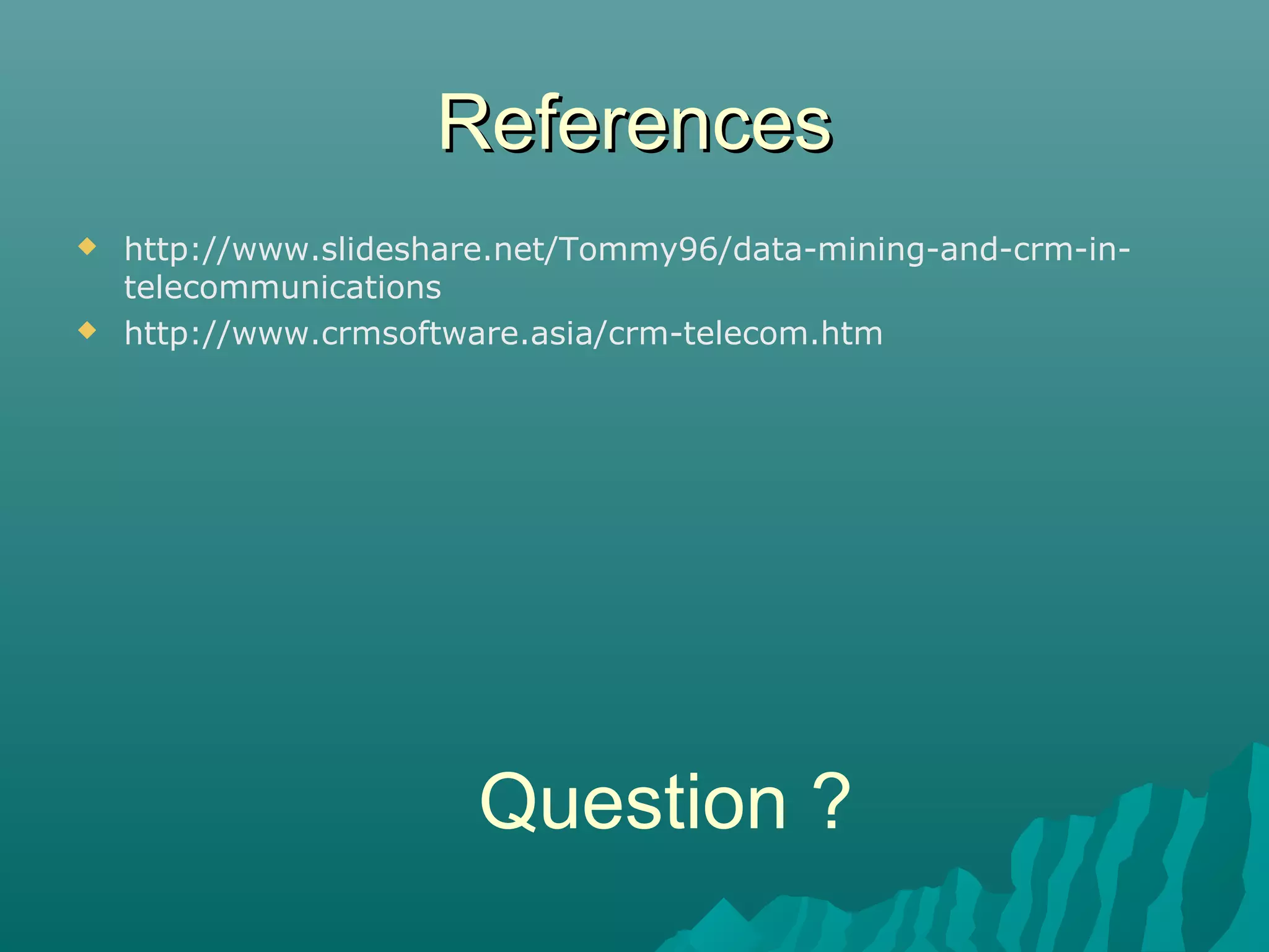 Customer Segmentation An Analytical Crm Approach To Telecommunication Ppt