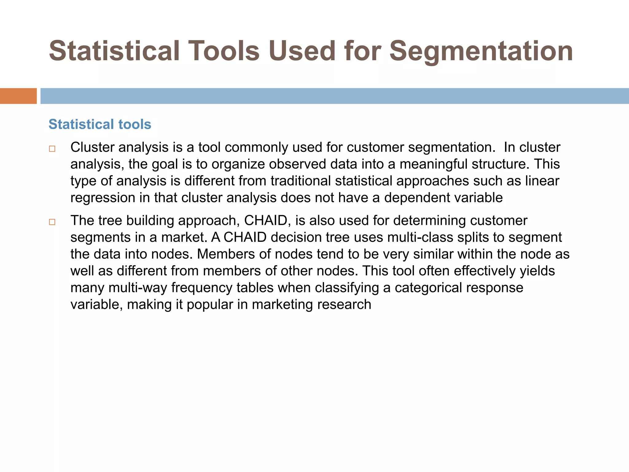 Customer Segmentation Approach Pdf Business Business And Finance