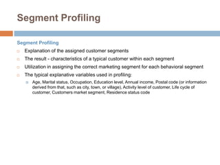Customer segmentation approach | PDF