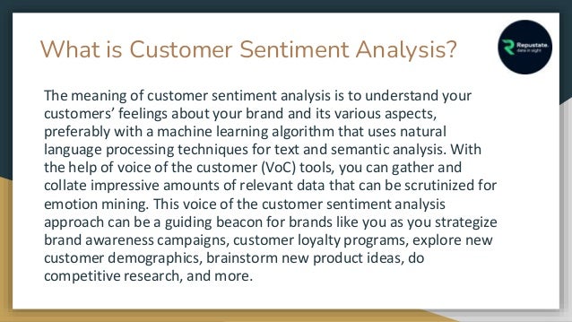 Customer Sentiment Analysis | PPTX