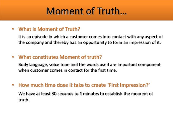 Moments of truth customer journey - conciergewery